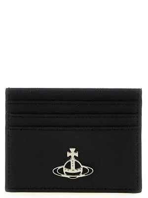 VIVIENNE WESTWOOD Logo Card Holder - Black