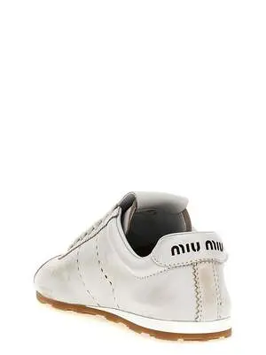 Miu Miu Plume' Sneakers - White