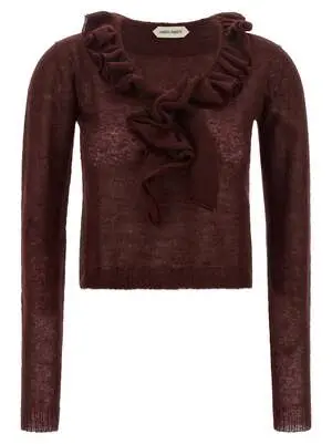 Alberta Ferretti Ruffled Sweater - Multicolor