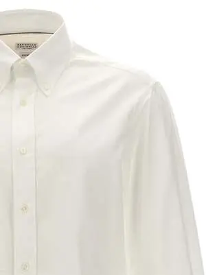 Brunello Cucinelli Cotton Shirt - White