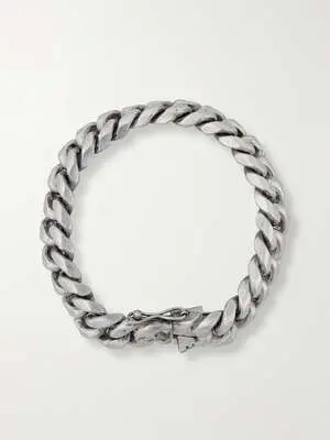 FOUNDWELL Vintage Heavy Curb 1990s Sterling Bracelet