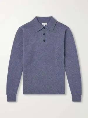 Sunspel Wool Polo Shirt