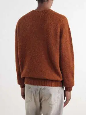Sunspel Brushed Shetland Wool Sweater