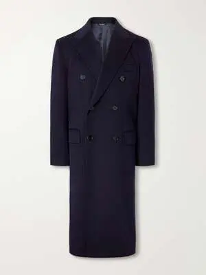 Dolce & Gabbana Double-breasted Virgin Wool Coat