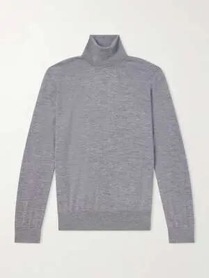 Dunhill Cashmere Rollneck Sweater - Gray
