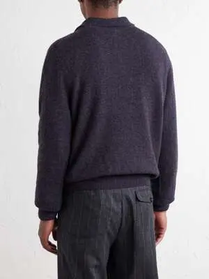 Sunspel Wool Polo Shirt
