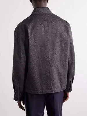 LEMAIRE Printed Cotton-twill Overshirt