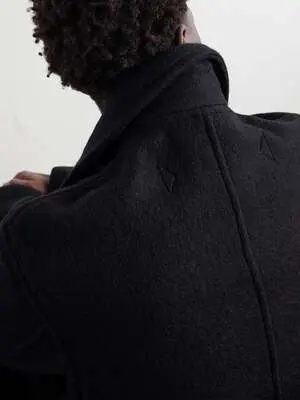 LEMAIRE Double-breasted Wool And Alpaca-blend Felt Coat