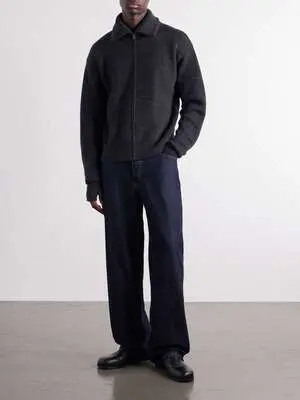 LEMAIRE Wool Zip-up Cardigan