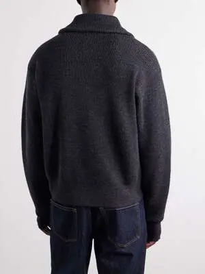 LEMAIRE Wool Zip-up Cardigan