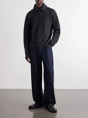 LEMAIRE Wool Zip-up Cardigan