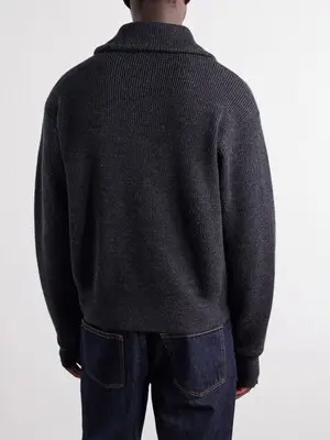LEMAIRE Wool Zip-up Cardigan