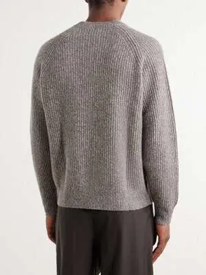 Hartford Marl Wool And Cashmere-blend Crewneck Sweater