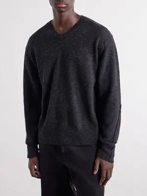 YOKE Alpaca Sweater - Gray