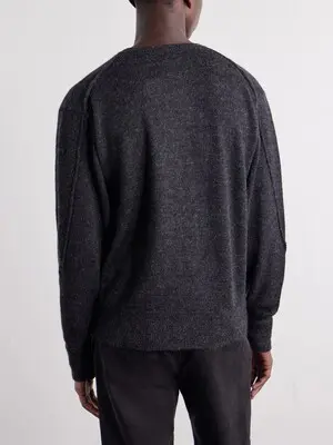 YOKE Alpaca Sweater - Gray