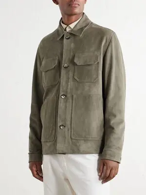 Frescobol Carioca Ravi Suede Jacket