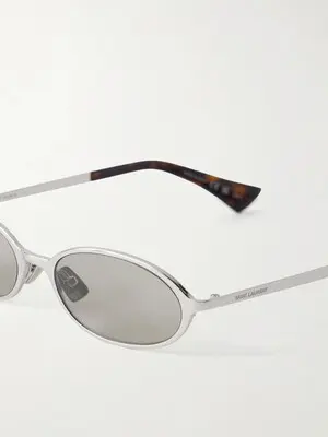 Saint Laurent Sl 935 Round-frame -tone Sunglasses