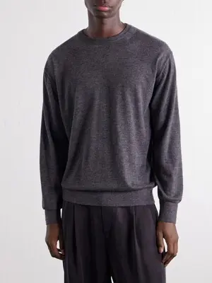 Auralee Cashmere Sweater - Gray