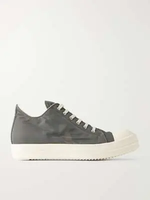 Rick Owens Ramones Denim Sneakers - Gray