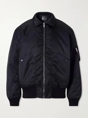 Rick Owens Flyers Shell Bomber Jacket - Black