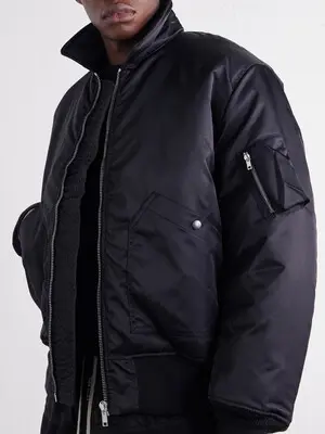 Rick Owens Flyers Shell Bomber Jacket
