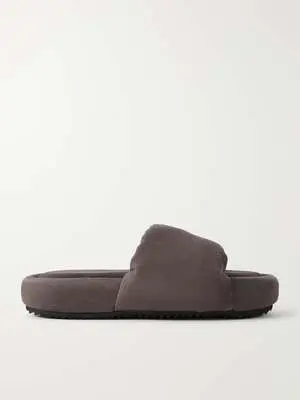 Rick Owens Chancla Padded Denim Sandals - Brick