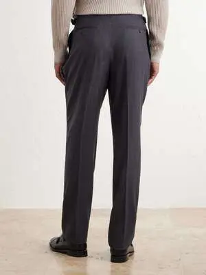 Dunhill Straight-leg Wool And Cashmere-blend Suit Trousers