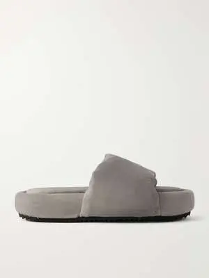 Rick Owens Chancla Padded Denim Sandals - Gray
