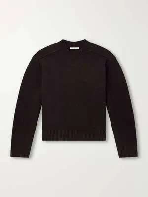 Studio Nicholson Yak And Merino Wool-blend Sweater - Brown