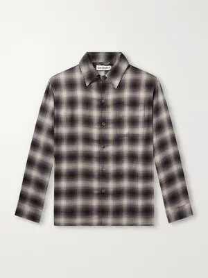 Our Legacy Every Checked Tencel® Twill Shirt - Black