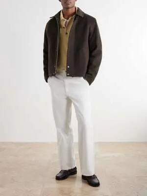 Mr P. Wool-felt Blouson Jacket