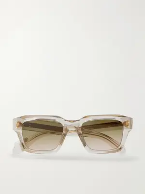 CUTLER AND GROSS 1432 Square-frame Acetate Sunglasses - Neutrals