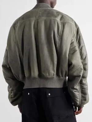 Rick Owens Secchia Shearling Bomber Jacket
