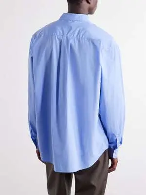 YOKE Classic-collar Cotton-poplin Shirt