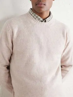 Hartford Shetland Wool Crewneck Sweater