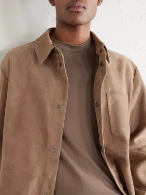 Canali Cotton-jersey T-shirt - Brown