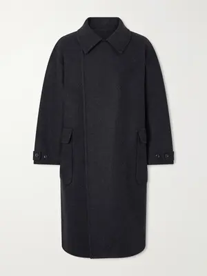 YOKE Double-breasted Wool And Cashmere-blend Felt Coat