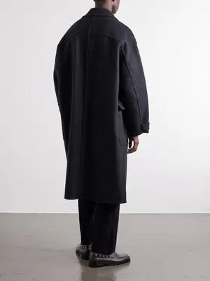 YOKE Double-breasted Wool And Cashmere-blend Felt Coat