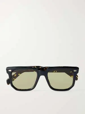 CUTLER AND GROSS 1410 Square-frame Acetate Sunglasses - Tortoiseshell