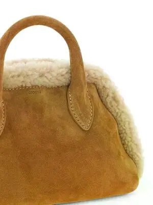 Coperni Duffle Shearling-trim Belt Bag