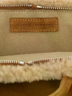 Coperni Duffle Shearling-trim Belt Bag