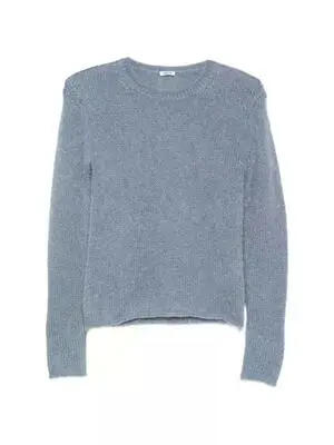 Aspesi Ribbed Mohair-wool Sweater - Blue