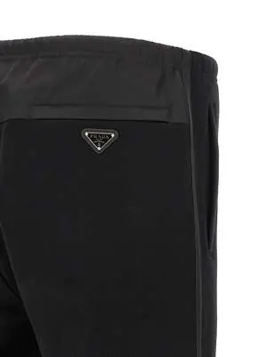 Prada Re-nylon Band Joggers