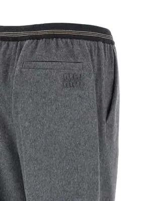 Miu Miu Velour Wool Pants
