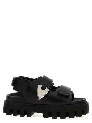 Alexander McQueen Parachute' Sandals - Black