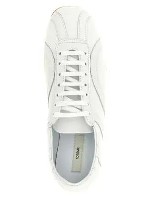 TOTEME Canvas Sneakers - White
