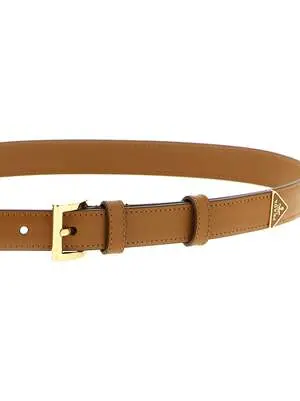 Prada Leather Belt - Brown