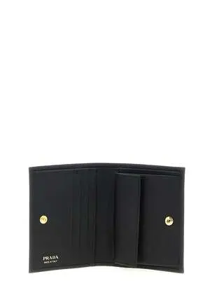 Prada Logo Leather Wallet