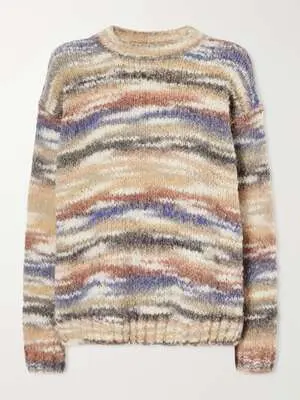Veronica Beard Castile Striped Wool-blend Sweater - Multi