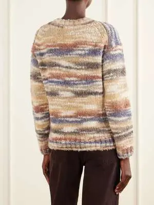 Veronica Beard Castile Striped Wool-blend Sweater